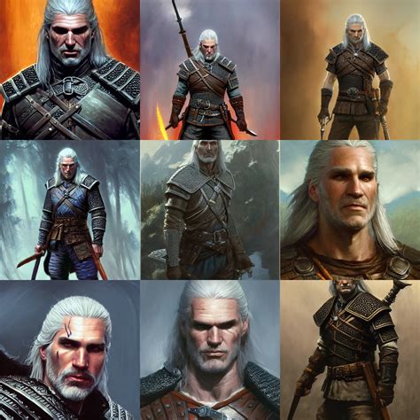 Geralt Of Rivia Fantasy Character Art By Donato Stable Diffusion