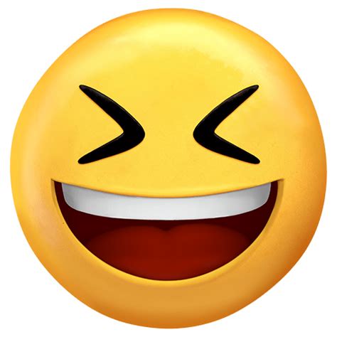 Grinning Squinting Face On Twitter Emoji Stickers