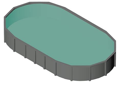 Piscina Ovalada Para Revit Familias Revit Gratis