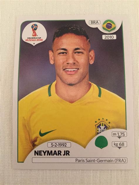 Figurinha Neymar Copa 2018 Rússia R 10 00 em Mercado Livre