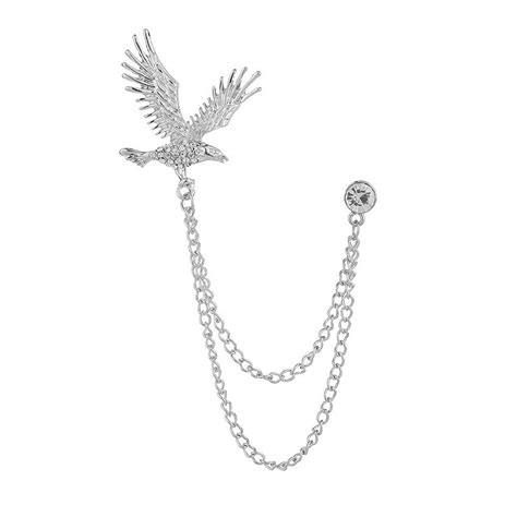 Piece Men S Elegant Lapel Pin Badge With Chains Brooch Pin For Suit