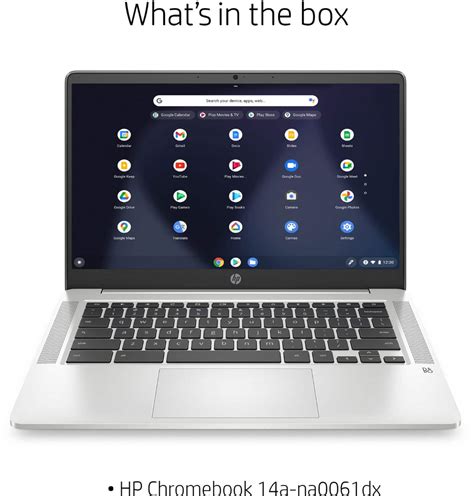 HP 14 Chromebook Intel Celeron 4GB Memory 32GB EMMC Natural Silver 14a