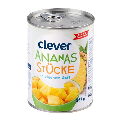 Clever Ananas Stücke in Ananassaft BILLA Online Shop