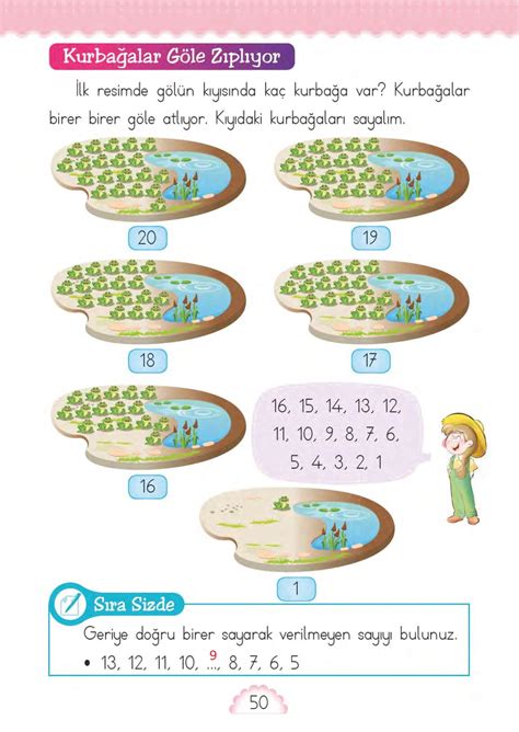 1 Sınıf Matematik MHG Yayınları Sayfa 50 Cevapları
