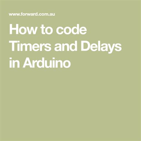 how to code timers and delays in arduino delayed arduino timer coding incoming call