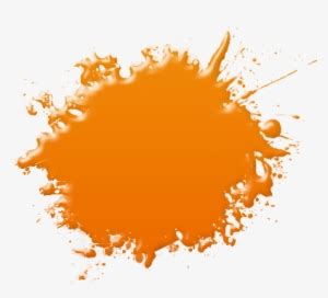 Img Orange Paint Splatter Png Transparent Png X Free