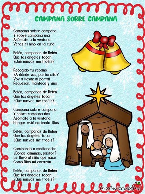 VILLANCICOS PARA CANTAR EN LA ESCUELA Página 7 Imagenes Educativas