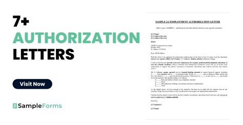 FREE Sample Authorization Letters In MS Word PDF 41 OFF