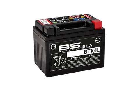 Batterie BS Battery SLA BTX4L 12V 3Ah MAXISCOOT