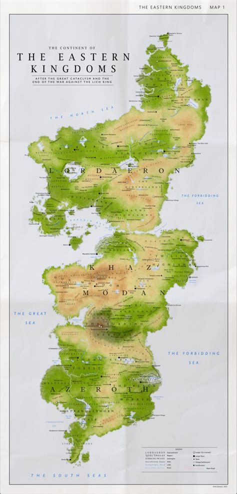 Reinos Del Este Mapa Antiguo World Of Warcraft Map Warcraft Art