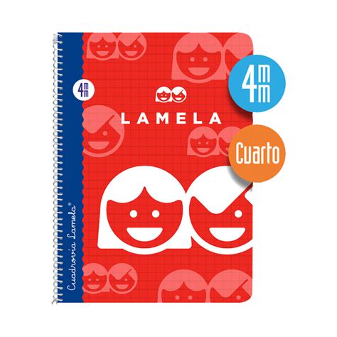 Libreta Espiral Tama O Cuarto Hojas Cuadrov A De Mm Editorial