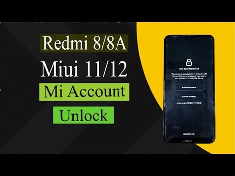 Redmi A Mi Account Remove Miui With Umt Youtube