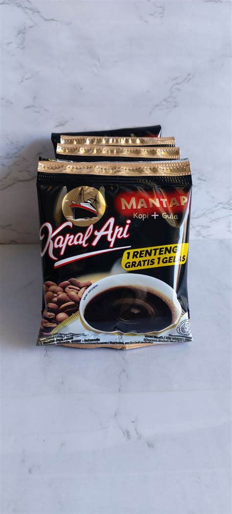 KOPI KAPAL API MANTAP 1 Renceng Isi 10 Sachet 25 Gram Lazada Indonesia