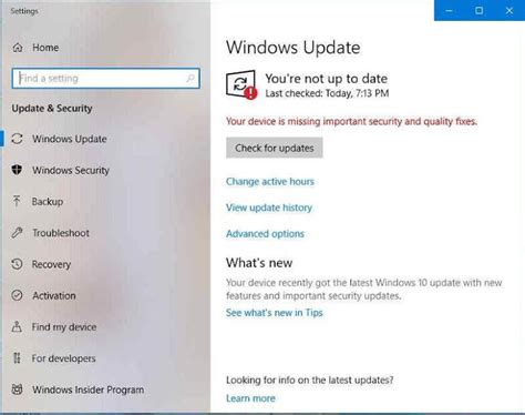 [solved] windows 10 update failed your device is missing important security and quality fixes