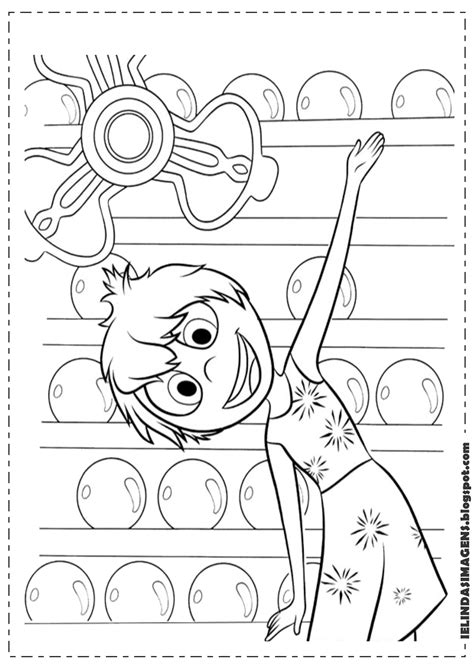 Alegria Divertidamente Para Colorir
