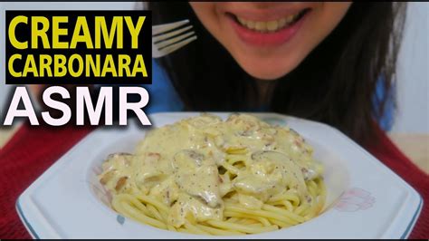 No Talking ASMR Fresh Pasta Creamy Garlic Alfredo Mukbang 먹방 Eating
