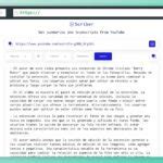 Transcribir V Deo De Youtube A Texto Con Ia Y Gratis