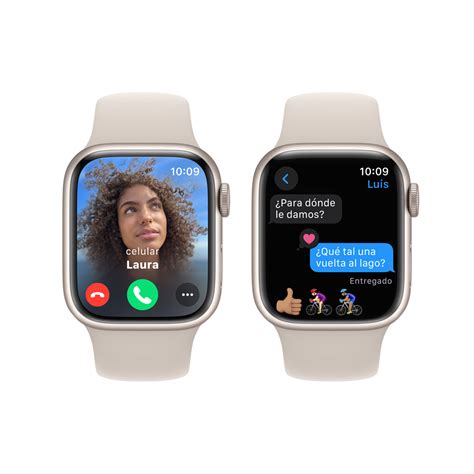 Ripley APPLE WATCH SERIES 9 GPS CAJA DE ALUMINIO BLANCO ESTRELLA 41
