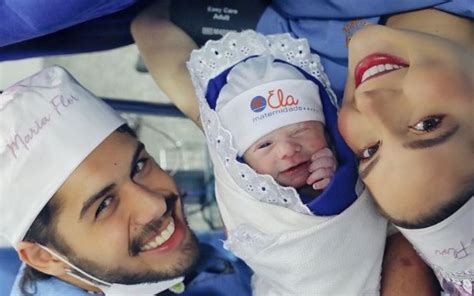 Nasce Maria Flor Segunda Filha Do Cantor Z Felipe E De Virg Nia