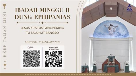 Ibadah Hkbp Taman Mini Minggu Januari Youtube