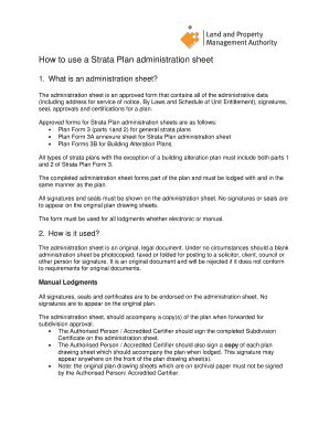 Fillable Online Lpi Nsw Gov How To Use A Strata Plan Administration