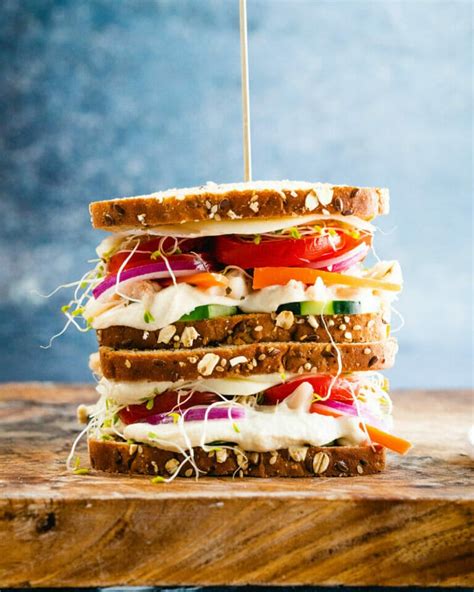 Ultimate Hummus Sandwich Fast Easy A Couple Cooks