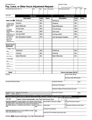 Ps Adjustment Request Fill Online Printable Fillable Blank PdfFiller
