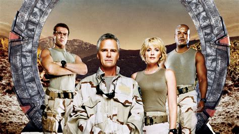 Stargate Amanda Tapping Tealc Stargate Samanta Carter Jack Oneill Christopher Judge Richard Dean