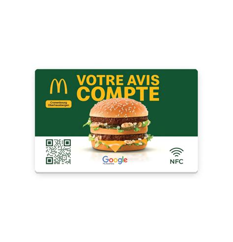 Carte NFC Avis Google Personnalisée Maplaque NFC