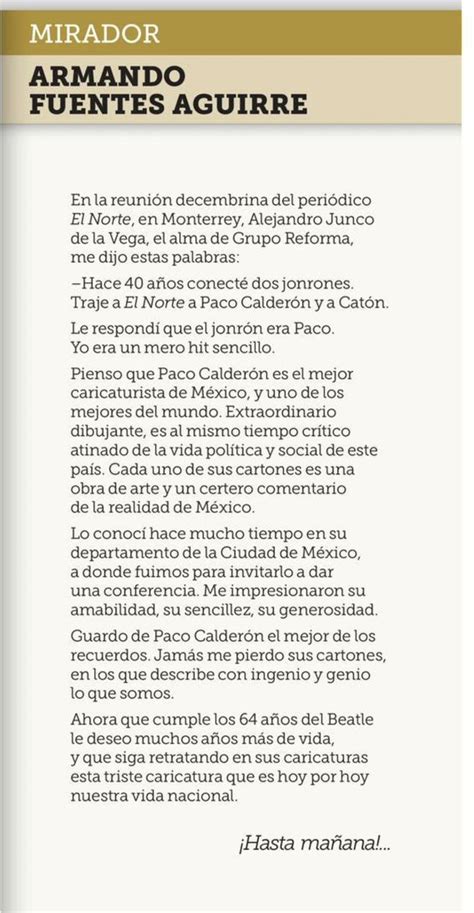 Pablo Hernández on Twitter RT CartonCalderon Elogio en boca propia