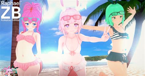 Koikatsu Gacha Triple Bikini 2023 Edition Raphaelzbのイラスト Pixiv