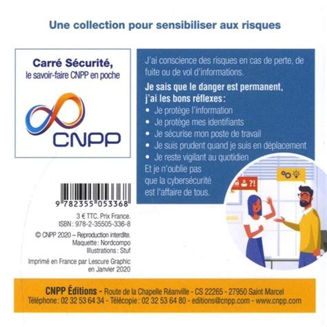Sécurité de l information 5 bons réflexes au CNPP Livres