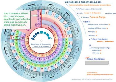 El gestograma una herramienta muy útil que tienes a tu alcance