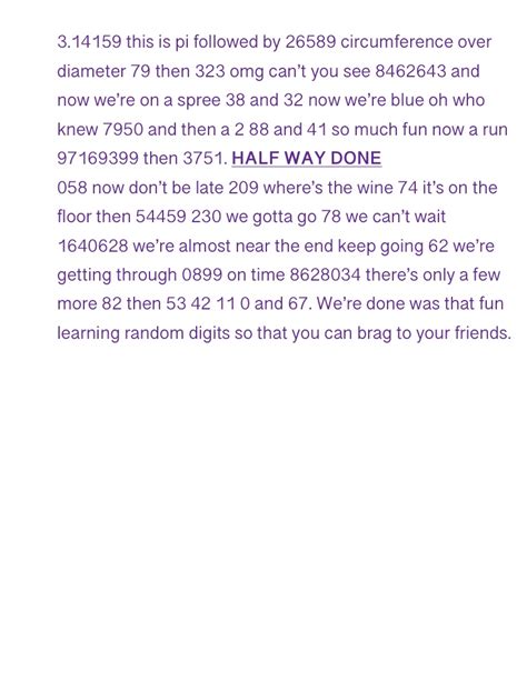 Digits Of Pi Notability Gallery