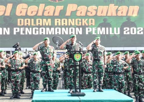 Siap Amankan Pemilu Serentak 2024 Pangdam III Siliwangi Pimpin Apel