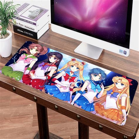 Buy Siancs 70x30cm Large Xl Mouse Pad Anti Slip Sailor Moon Anime Sexy Mousepad