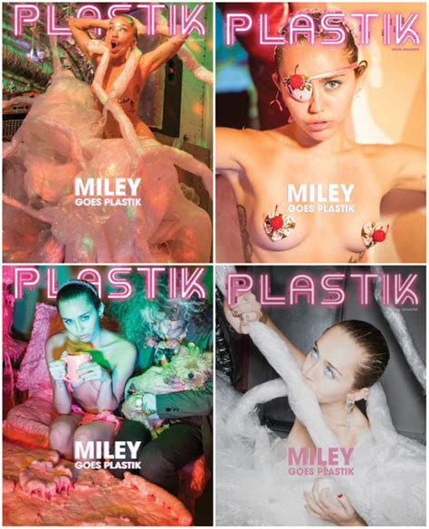 Miley Cyrus Topless For Plastik Magazine Askmen