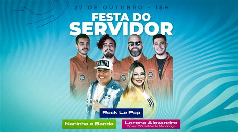Festa do Servidor Prefeitura realiza evento no dia 27 de outubro às