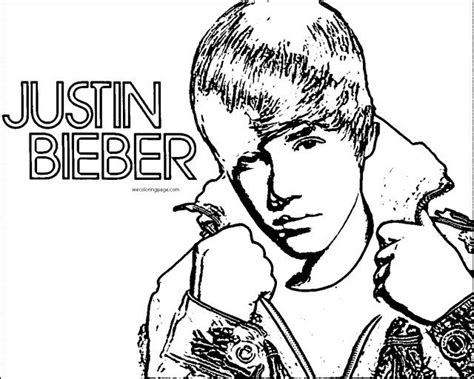 Marvelous Photo Of Justin Bieber Coloring Pages Albanysinsanity