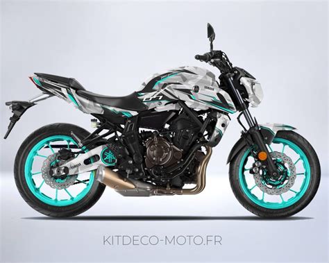 Kit déco Yamaha MT 07 Camouflage Jaune Boutique Kit Déco Moto