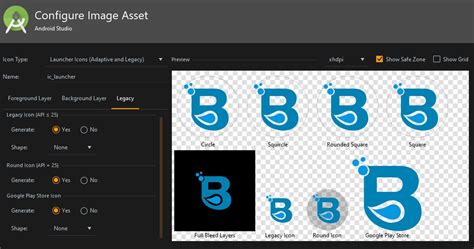 Android Android Studio Image Asset Launcher Icon Background Color