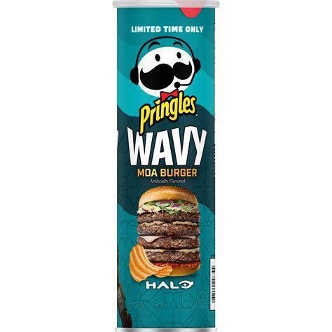 Pringles Wavy Halo Potato Crisps Chips Moa Burger Nutrition
