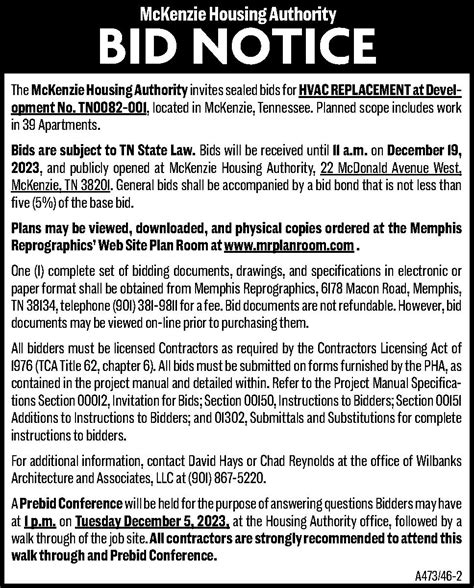 Public Notices The Mckenzie Banner