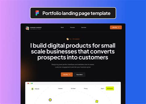 Portfolio Landing Page Templatefor Figma Figma