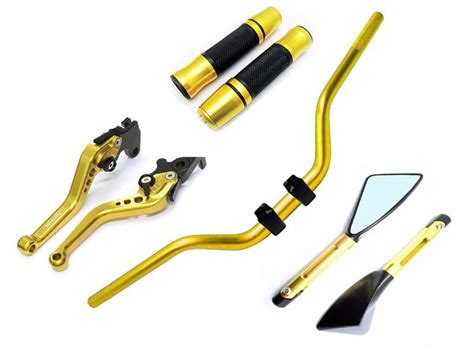 Kit Guid O Alto Manopla Fechada Jupiter Retrovisor Tm Manete Lander