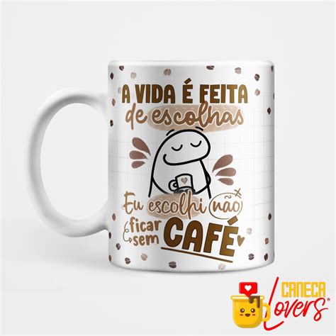 Caneca Flork A vida é feita de escolhas Caneca Lovers