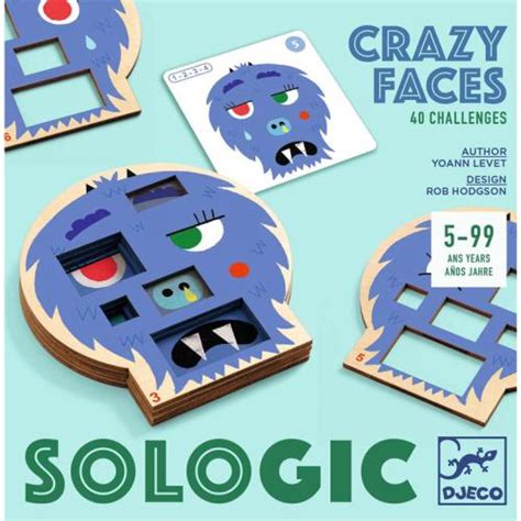 Crazy Faces Jogo de Lógica e Paciência Ideias em Pinho