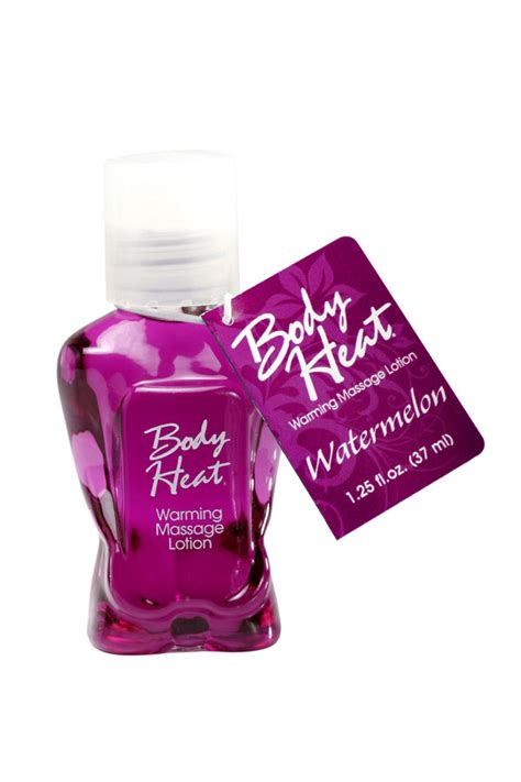 Body Heat Flavored Edible Warming Massage Oil Lotion Glide