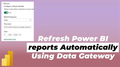 How To Schedule Data Refresh In Power Bi Service With Data Gateway