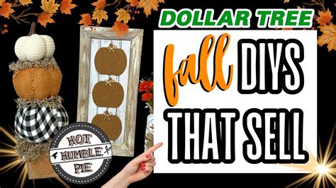 Dollar Tree DIY FALL CRAFTS Fall DIY Home Decorations YouTube